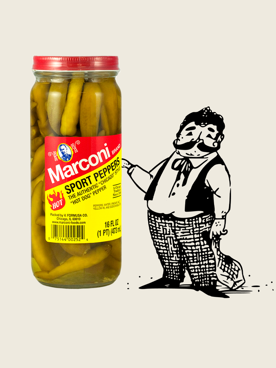 Marconi Foods - Giardiniera | Peppers | Chicago Style Condiments