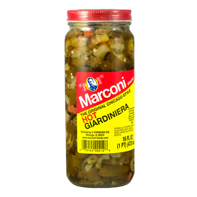 Marconi Foods - Giardiniera | Peppers | Chicago Style Condiments